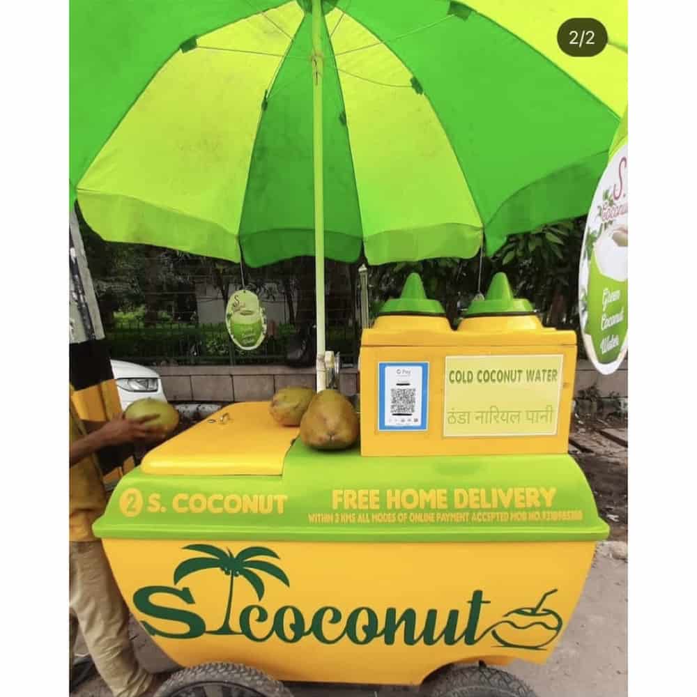 Coconut Water Cart: Serve Fresh Tender Coconut Water with Attractive ...
